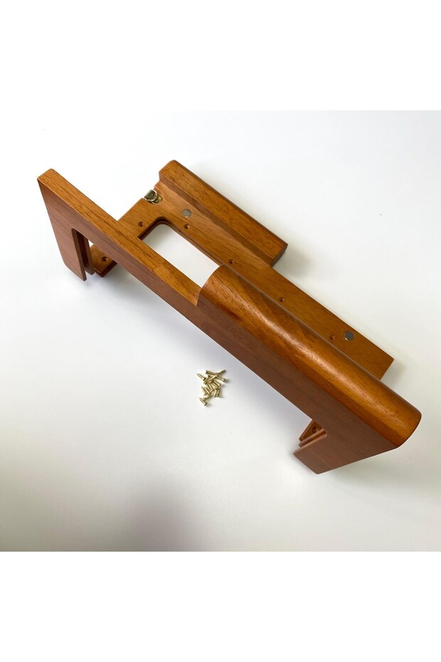 yumakça Çanta Bursu Ahşap Köşeli Kahve 25 Cm - Fiyatı, Yorumları