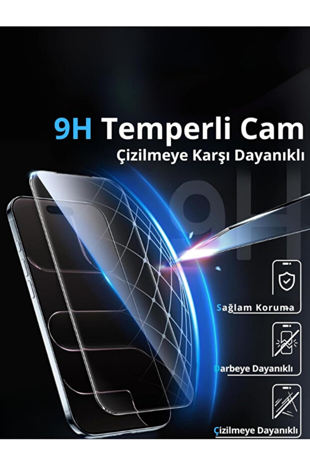 CaseTechnoo Redmi 13C Anti-Static ESD 9H Diamond Glass Ekran Koruyucu ...