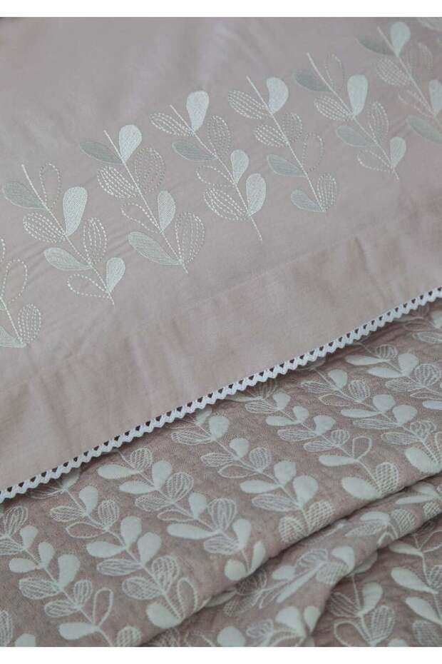 Apricitas HOME TIMELESS DAPHNE BLUSH YATAK ÖRTÜLÜ NEVRESİM SETİ ÇİFT ...