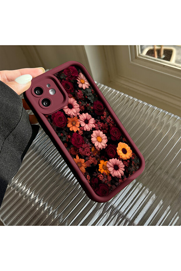 SLIMFELT Redmi Note 12 Pro 4G Uyumlu Yüksek Kaliteli Çiçek Desenli ...