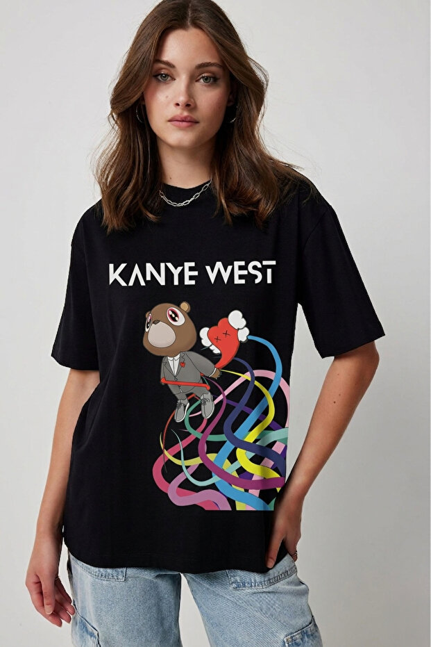 Mercher Club Kanye West Graduation Album Relaxed %100 Pamuk T-Shirt ...