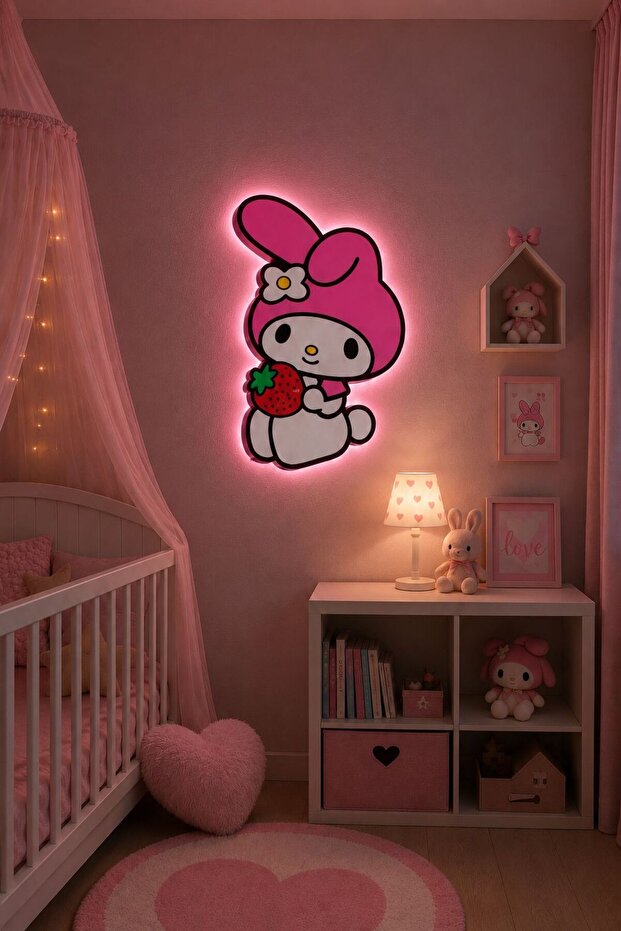 Design 4N Çocuk Odası Melody LED Işıklı Duvar Süsü - Fiyatı, Yorumları