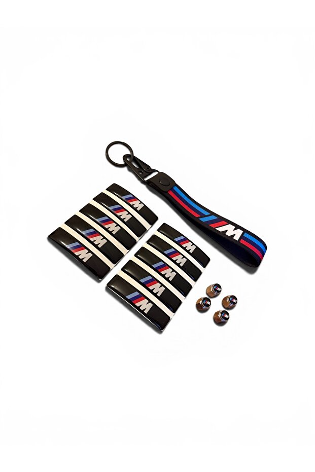 İKTUNING BMW M LOGO 10 ADET STICKER M LOGO BEZ ANAHTARLIK 4 ADET M LOGO ...