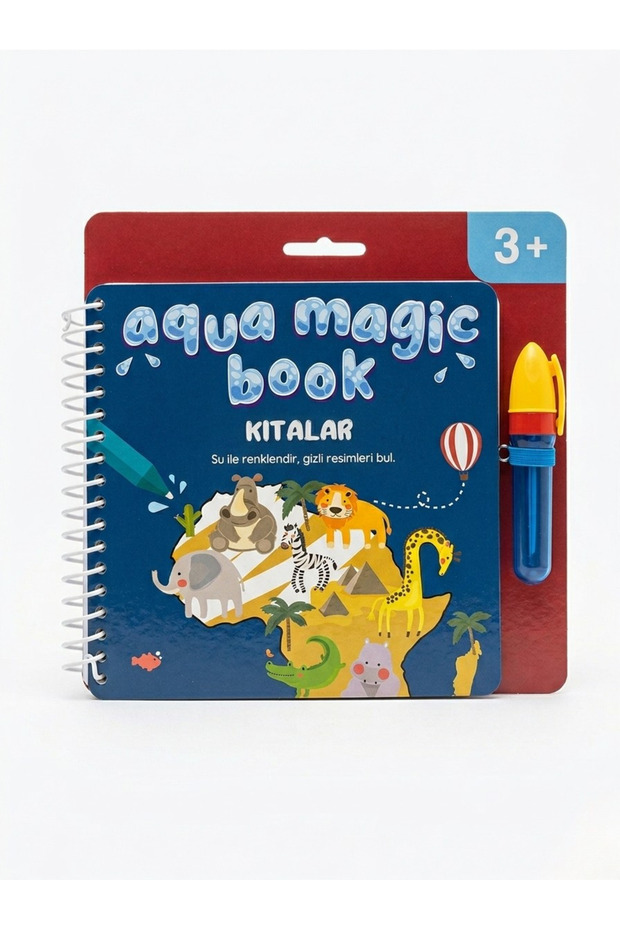 The Monarch Co Aqua Magic Book Kıtalar Temalı Sihirli Su ile Boyama ...