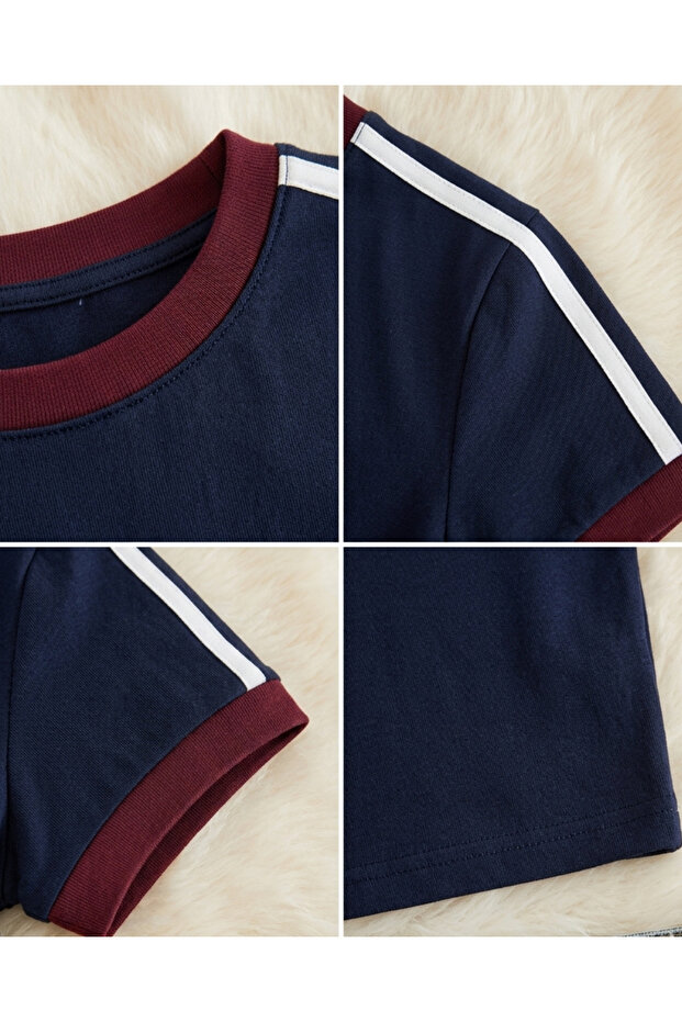 Toum 98 icon Baskılı Crop Bluz - Fiyatı, Yorumları