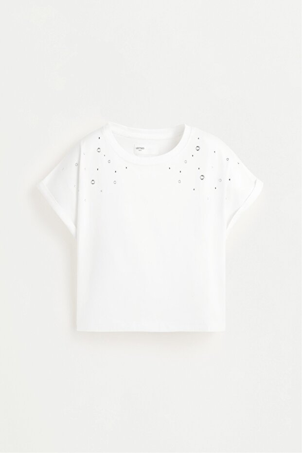 LEFTIES Zımbalı ve halka detaylı t-shirt - Fiyatı, Yorumları