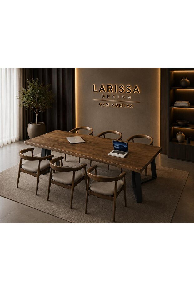 larissa design masa takımı (kütük masa 6 sandalye) - Fiyatı, Yorumları