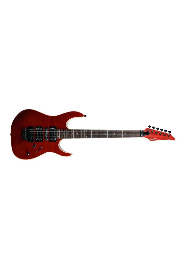 guson Modern Superstrat HSH FR Tremolo Elektro Gitar (Flame Top ...