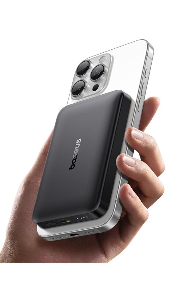 Baseus EnerFill FM12 Magsafe Qi2 Power Bank 22.5W 10000mAh Siyah ...