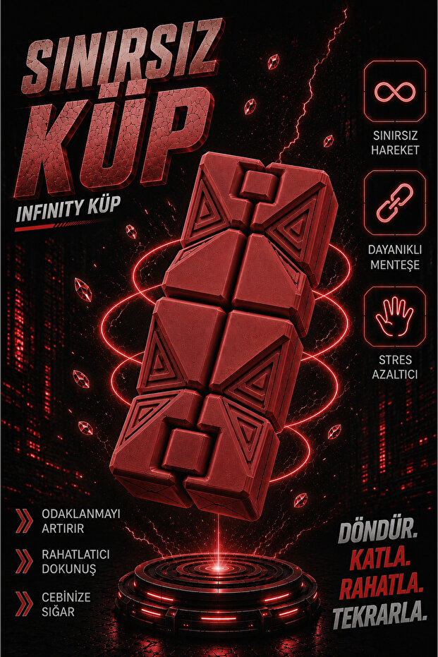 King 3D Desing İnfinity Cube Sonsuz Küp Anti Stres Zeka Oyuncağı & Yeni ...