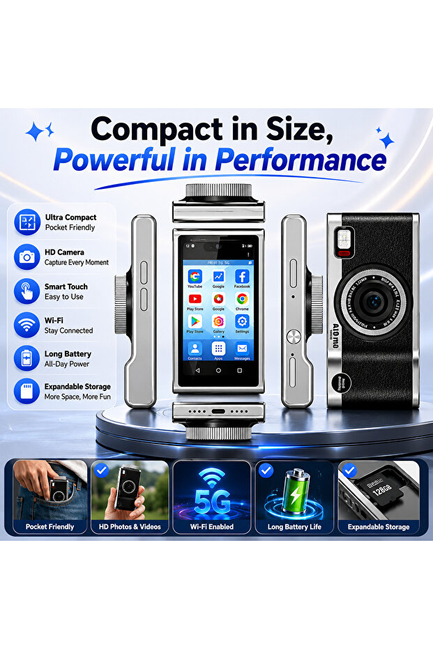 mothers dream A10 Mini Camera Phone – 3.75" Android Smartphone | Dual ...