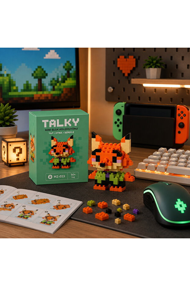 seller akademi Bricks Mini Lego Koleksiyon Figürü | Tilki | Masaüstü ...