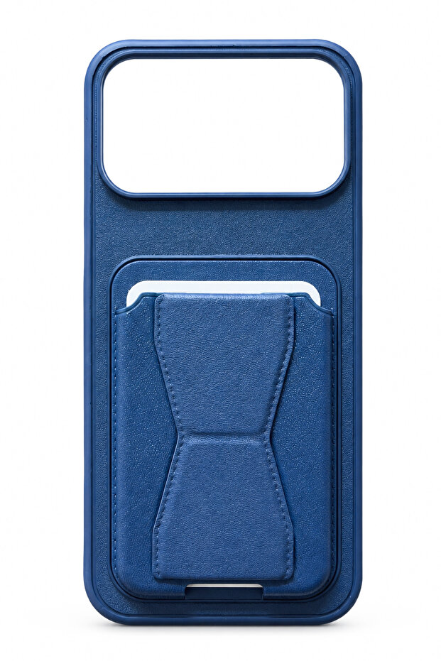 WANNA PROTECT iPhone 17 Pro Max Uyumlu Kartlıklı Deri Dokulu Kamera ...
