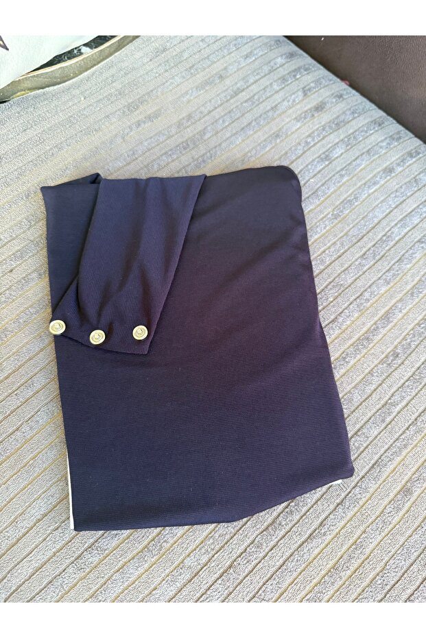 Blotch Çıtçıtlı Hijab Bone Boynunu Kapatan Tesettür Rahat Pratik Deniz ...