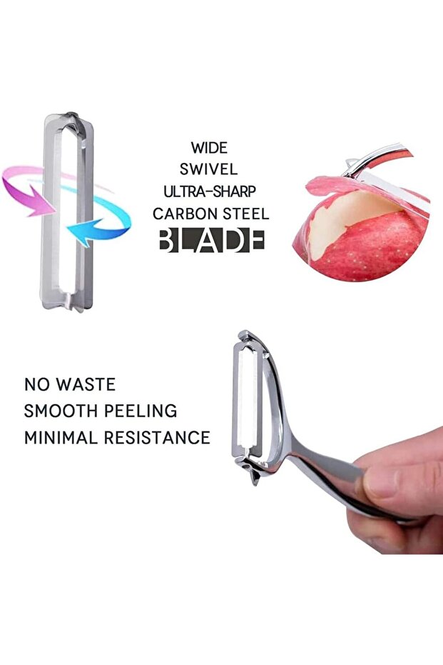 BPA Silk Route - Peeler Potato Vegetable Accessory, Kitchen Premium ...