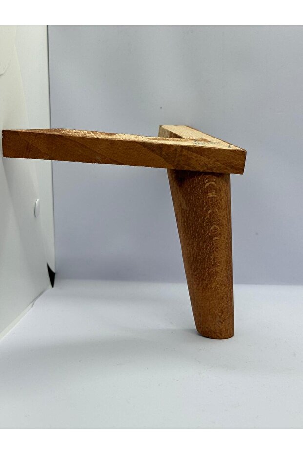 GÜNEŞLER AHŞAP AYAK 14 CM - ADET - AÇIK CEVİZ BOYALI - KOLTUK AYAĞI ...