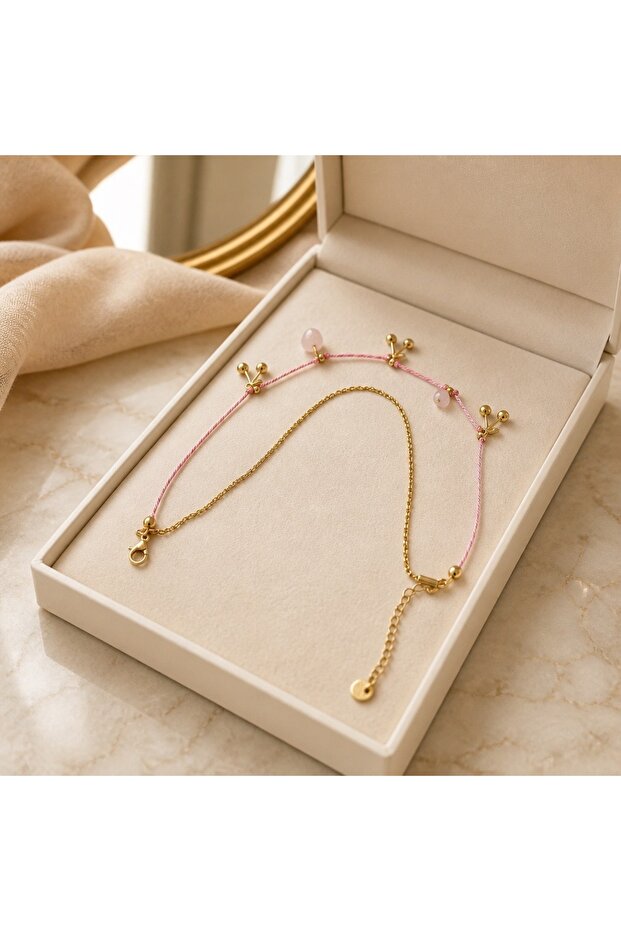 Alissa Accessories ALİSSA 14K GOLD 316L ÇELİK KARARMAZ HALHAL 21CM ...
