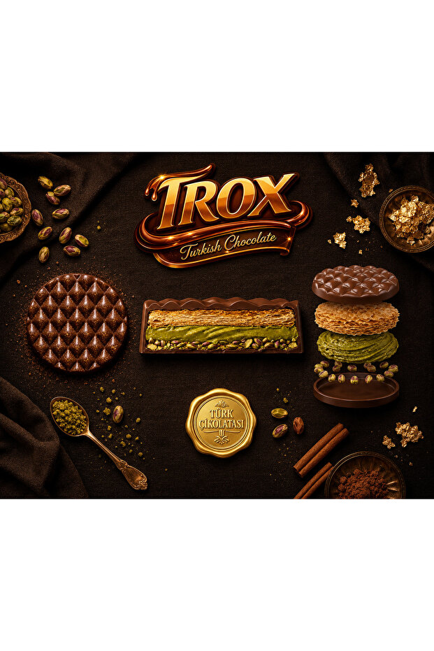 TROX Çıtır Baklava Hamuru, Antep Fıstık Kreması ve Antep Fıstık ...
