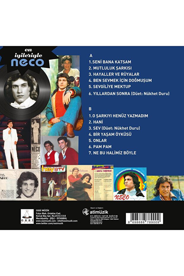 ossi Neco - Seni Bana Katsam / En iyileriyle (Plak) - Fiyatı, Yorumları