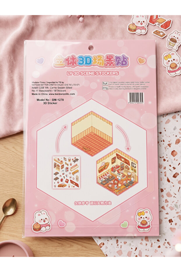 Bam 3D DIY Kendin Yap Sticker Seti - Fiyatı, Yorumları