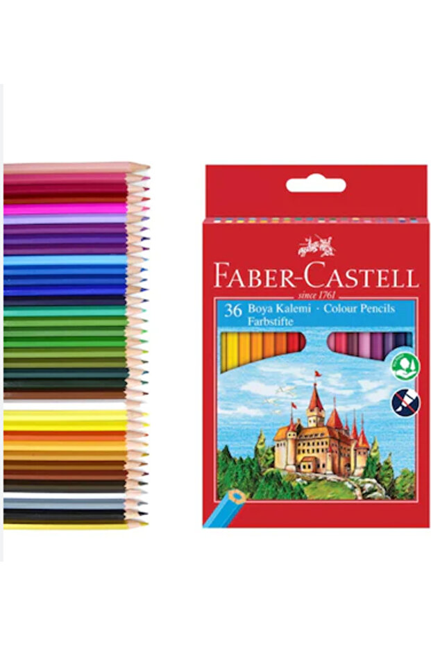 Faber Castell Faber-Castell Boya Kalemi, Karton K 36'Lı (Fsc) - Fiyatı ...