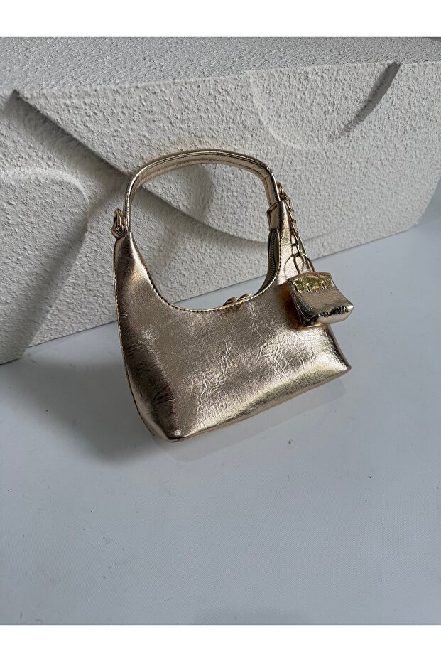 Mia Collection İsabella Model El Ve Kadın Omuz Çantası Gold - Fiyatı ...