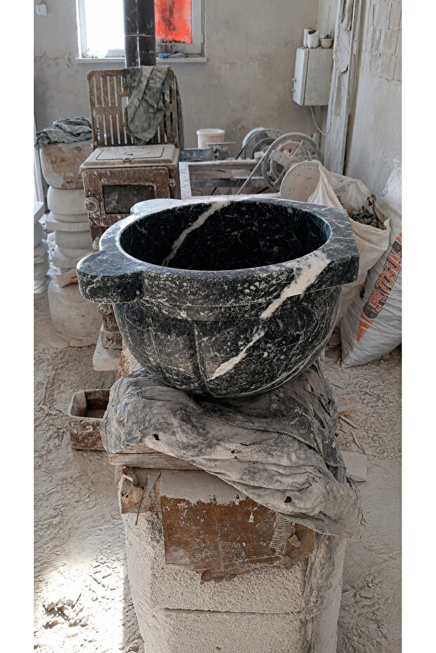 DECA STONE Hamam Kurnası-Siyah Mermer Kurna - Fiyatı, Yorumları