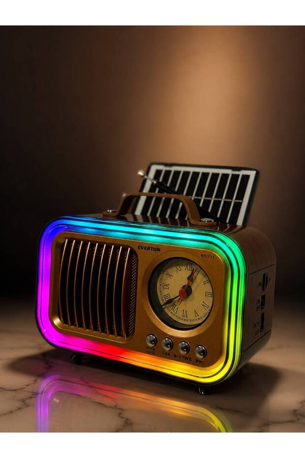 BLOMSTER Everton Rt-711 Led Solar Enerjili Saat Özellikli Bluetooth ...