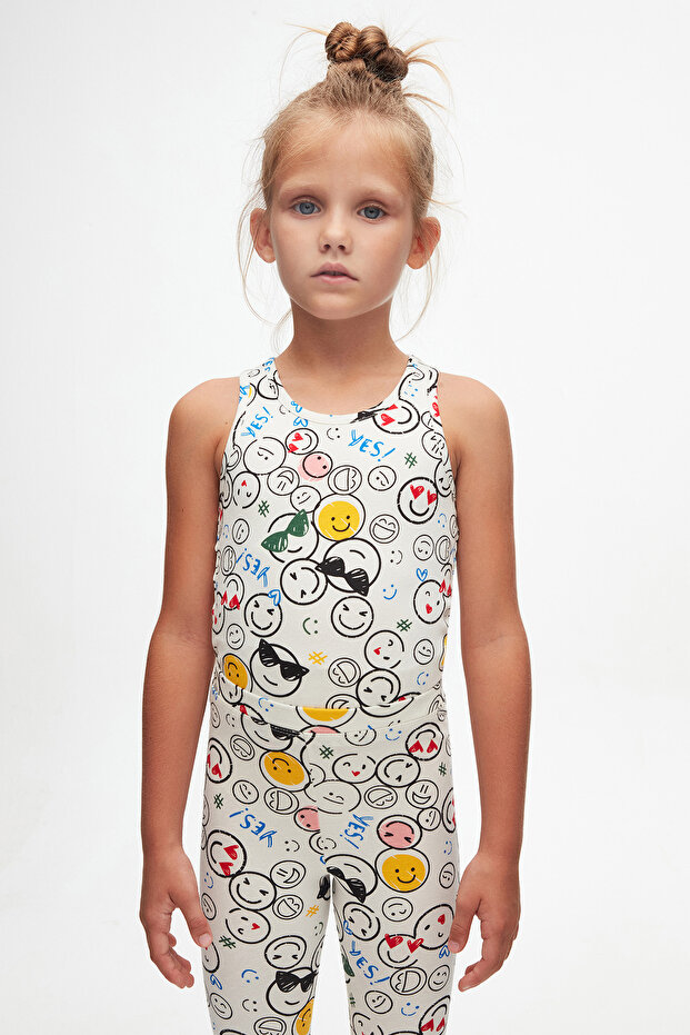LOVETTI Cute Faces Kız Çocuk Desenli Kapri - Fiyatı, Yorumları