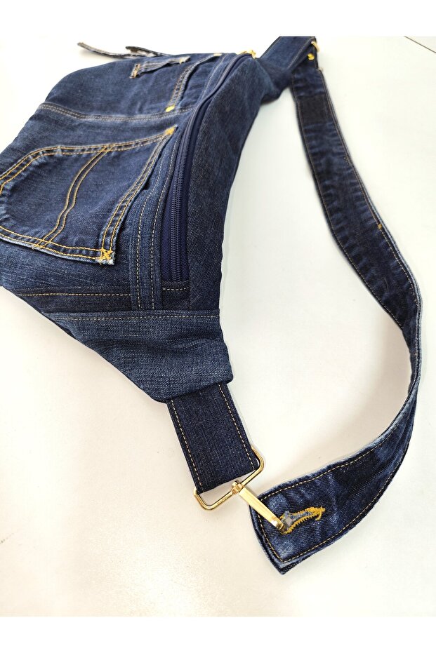minart design Denim lacivert LEE Çapraz kullanıma uygun Tasarım Çanta ...