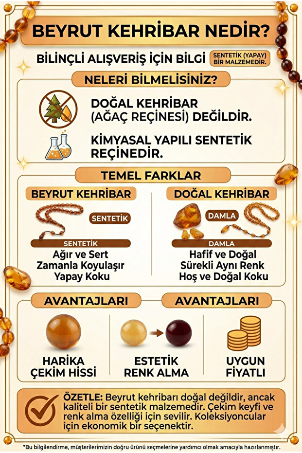 hobihanem 7,5*11mm Renk Süzmesi Beyrut Toz Kehribar ( Kehribar ...