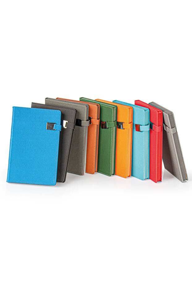 Mr.Notebook Kişiye Özel İsim Yazılı Metal Tokalı Kırmızı Termo Deri ...