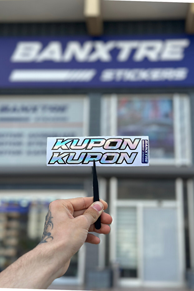 Banxtre Kupon Hologramlı Araba-Motor-Bilgisayar İçin Sticker 15Cm (2 ...