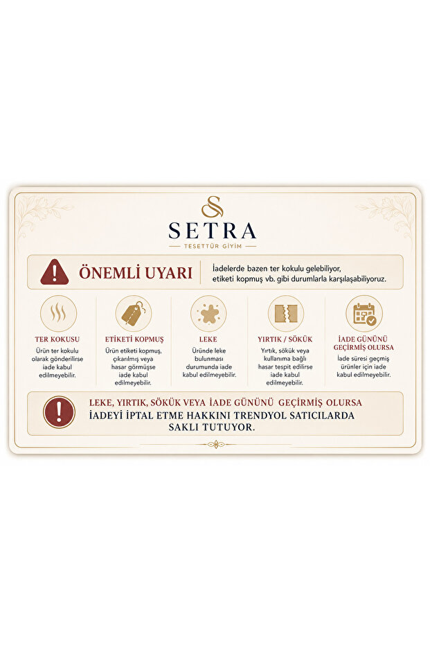 Setra Official Tesettür Etek Takım Vual pelerin detaylı 3'lü Toka ...