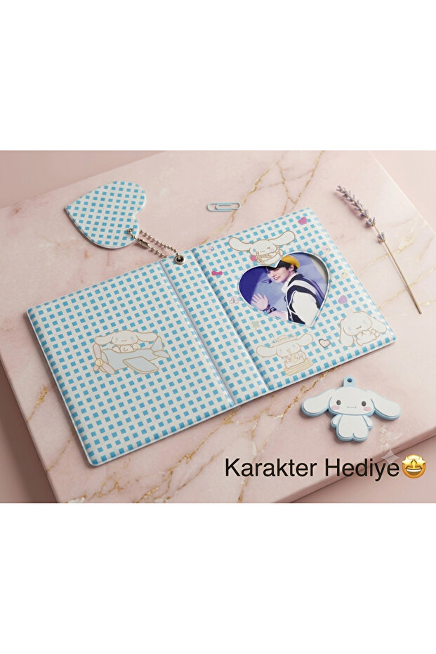Lilaryum Cinnamoroll Binder Kpop Fotokartlık Mini Albüm (2 FOTOKART ve ...