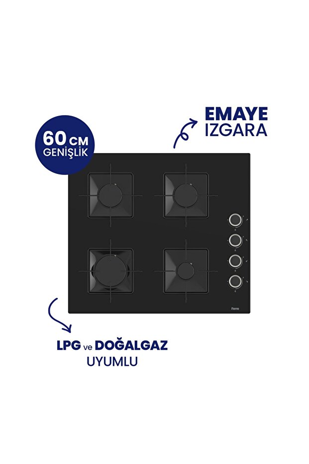 Ferre Siyah 2'li Silentart Ankastre Set SS205+D086-SA - Fiyatı, Yorumları