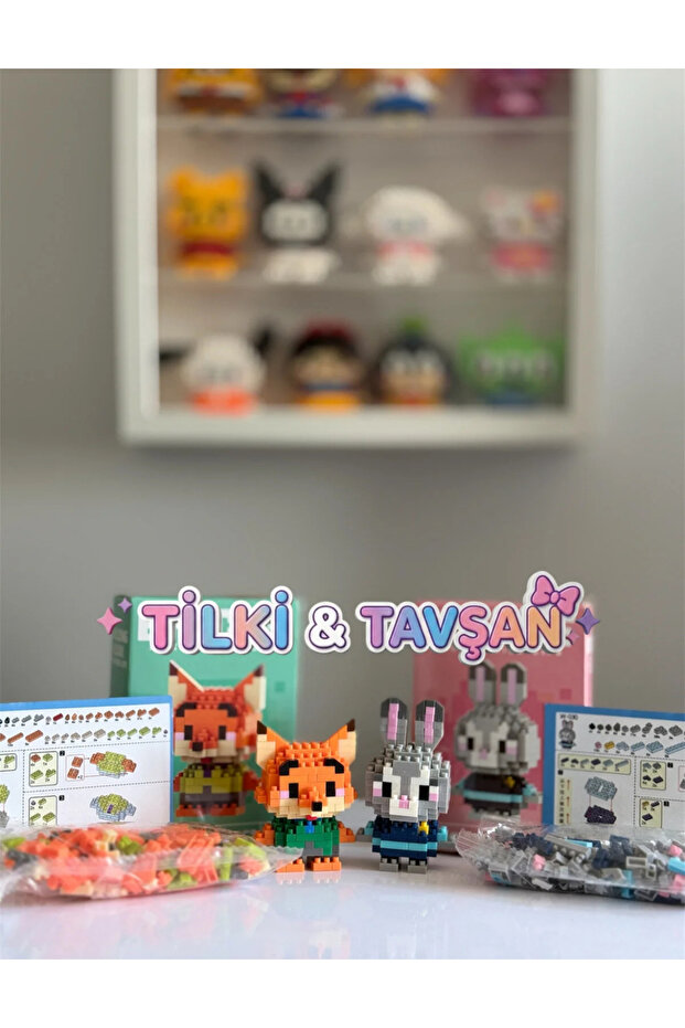 BLACK DİAMOND PLUSH TOY TİLKİ ~ TAVŞAN JUDY VE NİCK FENOMEN İKİLİ MİNİ ...