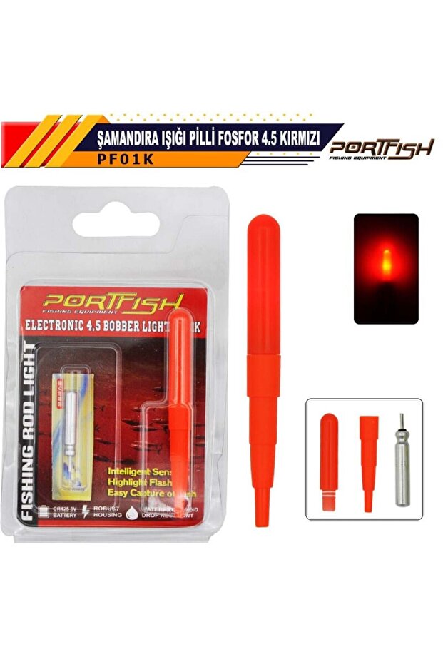 Port Fish Portfish Şamandıra Işığı Pilli Fosfor 4,5 Kırmızı - Fiyatı ...