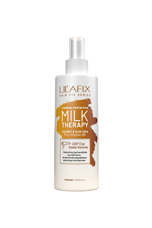 Lilafix 3'lü Saç Bakım Spreyi Seti Milk Therapy-UV Koyuyucu Saç Bakım ...
