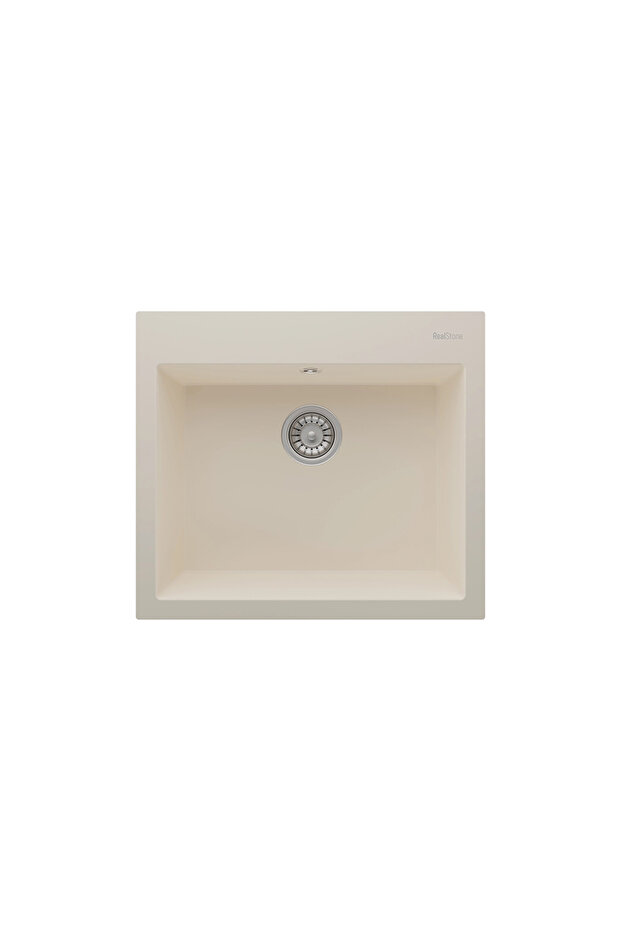 RealStone REAL STONE K02 DIDYMA 60 KREM GRANİT EVİYE - Fiyatı, Yorumları