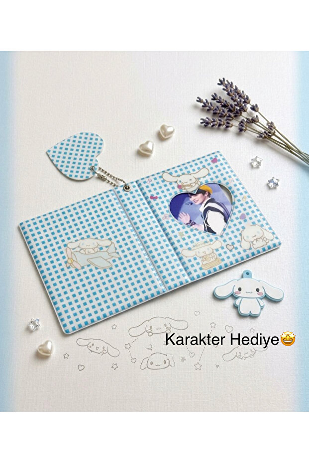 Lilaryum Cinnamoroll Binder Kpop Fotokartlık Mini Albüm (2 FOTOKART ve ...