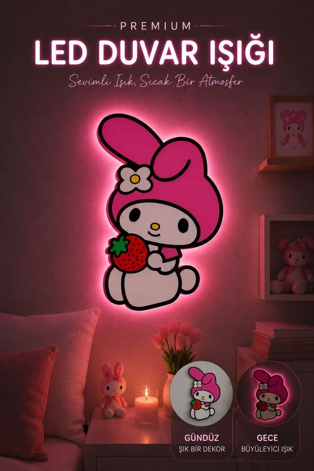 Design 4N Çocuk Odası Melody LED Işıklı Duvar Süsü - Fiyatı, Yorumları