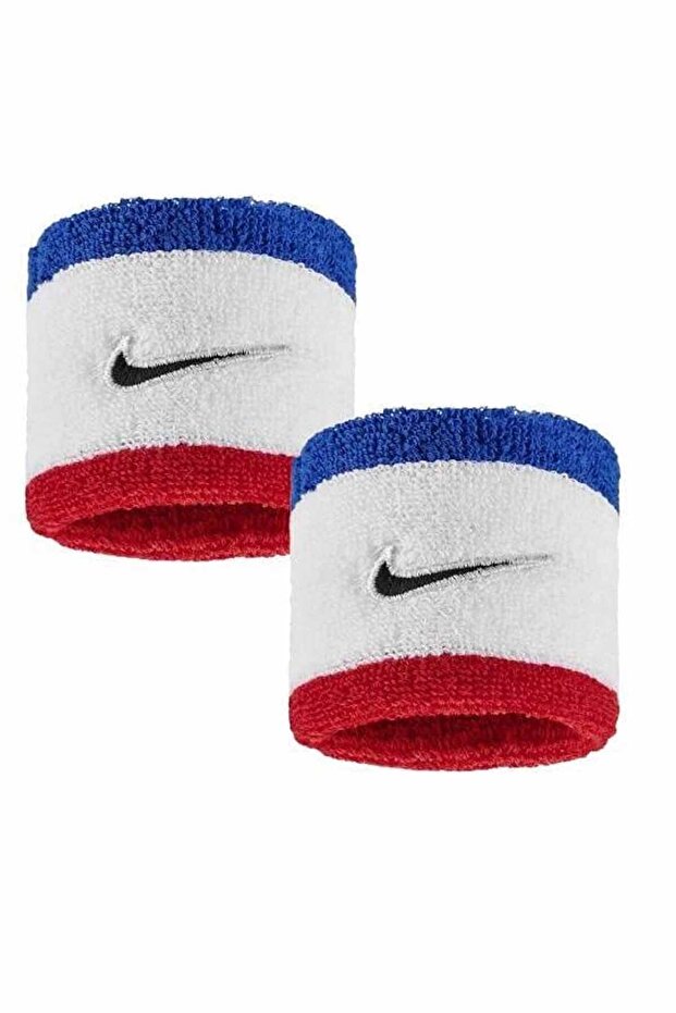 Nike Swoosh Sporcu Bilekliği - 2'li Paket Çift Yönlü Havlu Ter Bandı ...