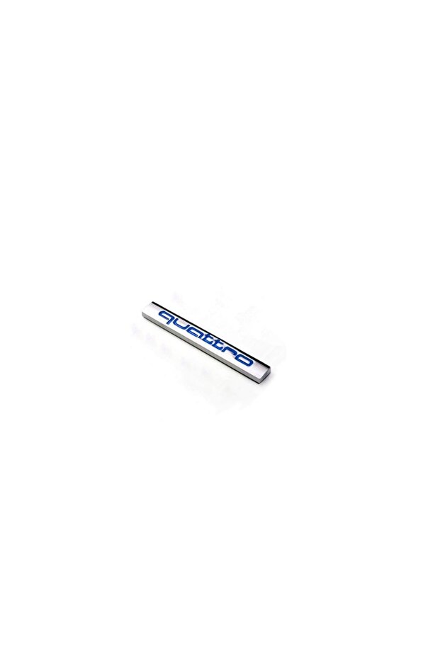 AKSOY Audi Quattro Uyumlu Yedek Parça Mavi Krom Bagaj Logosu 7×1 Cm ...