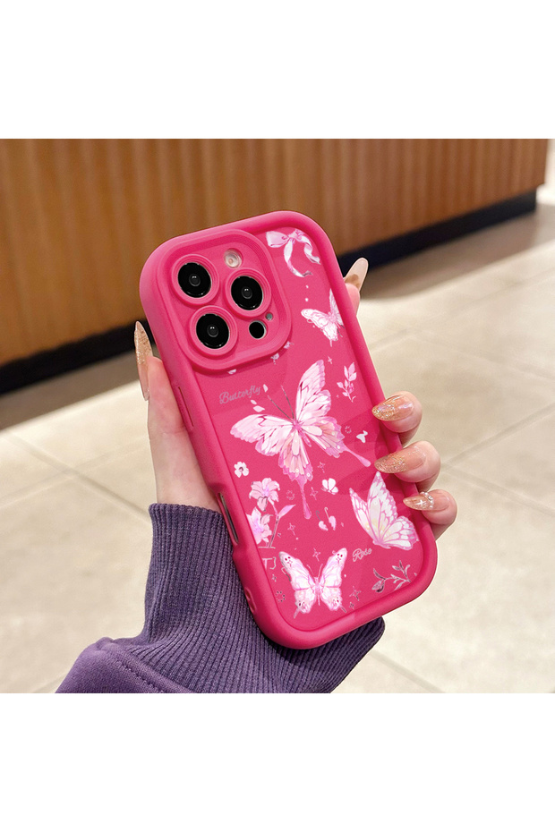 CASEVIBE Tecno Spark Slim Uyumlu Kelebek desenli silikon, şok emici ...