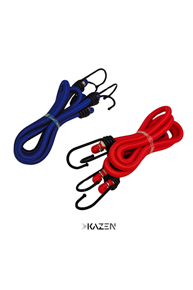 kazen 4 Adet Çift Kancalı Bagaj Lastiği Seti - 2 Farklı Boy 60cm ve ...