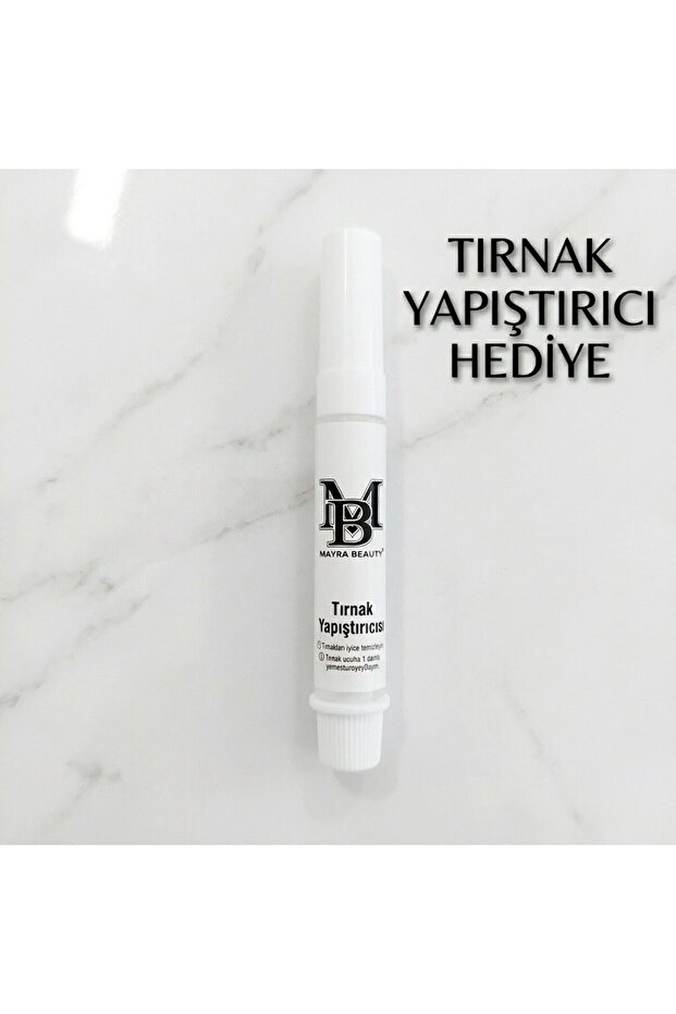 PİRAYE AKSESUAR Badem Model Kedi Gözü Takma Tırnak • 12'li Takma Tırnak ...