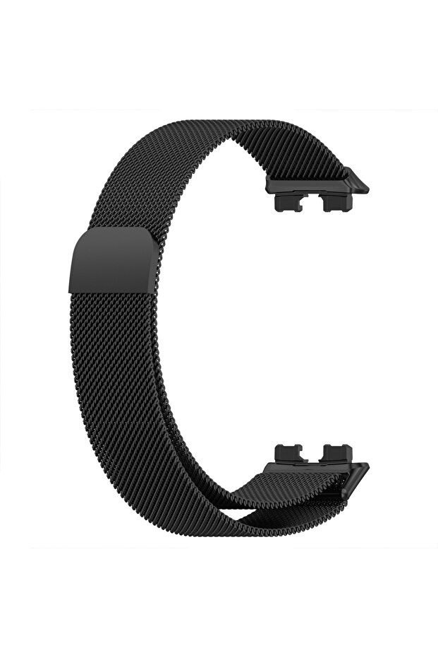 Sneezy Huawei Band 11 / 11 Pro İle Uyumlu Manyetik Milanese Loop Metal ...