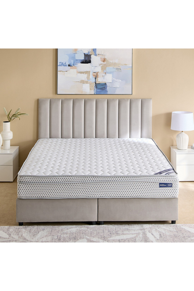 Home Box iSleepEase Repose Nxt Box Top Bonnell Spring King Mattress ...