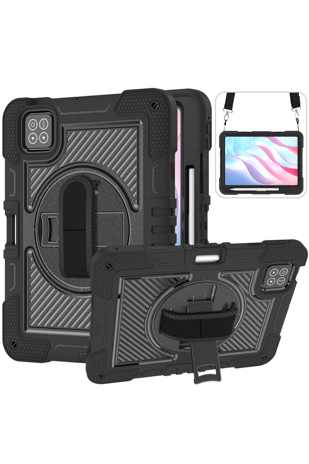 Fogy Xiaomi Poco Pad X1 11,2 Inç Uyumlu Standlı El Geçmeli İpli Karbon ...